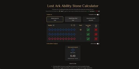 Lost Ark Faceting Guide