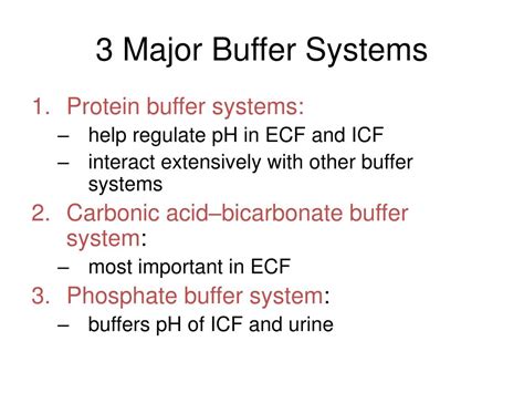 What Are The 3 Major Buffer Systems At Jackie Proctor Blog