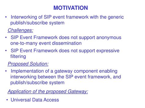 PPT A Gateway F Or SIP Event Interworking PowerPoint Presentation Free Download ID 5709564