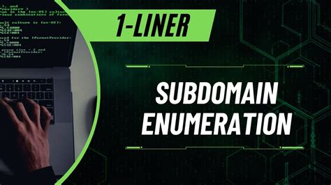 1 Liner To Perform Subdomain Enumeration Youtube