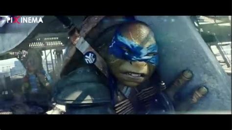 سکانس نبرد پایانی با شریدر در فیلم لاک‌پشت‌های نینجای نوجوان جهش‌یافته