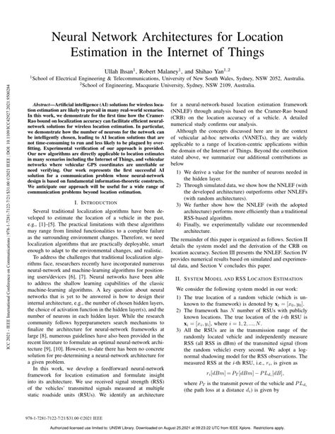 pdf neural network architectures for location estimation in the