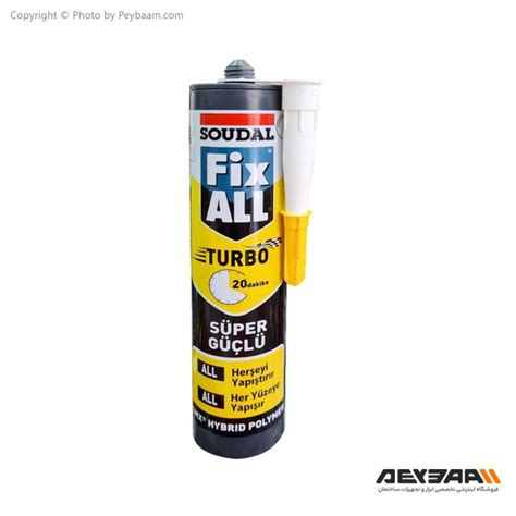 مشخصات، قیمت و خرید چسب سیلیکون فیکس آل توربو سودال حجم 290 میلی لیتر