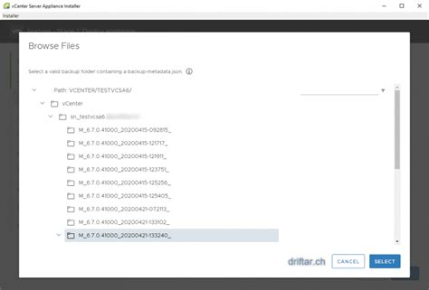 Backup And Restore VCenter Server Appliance Driftar S Blog