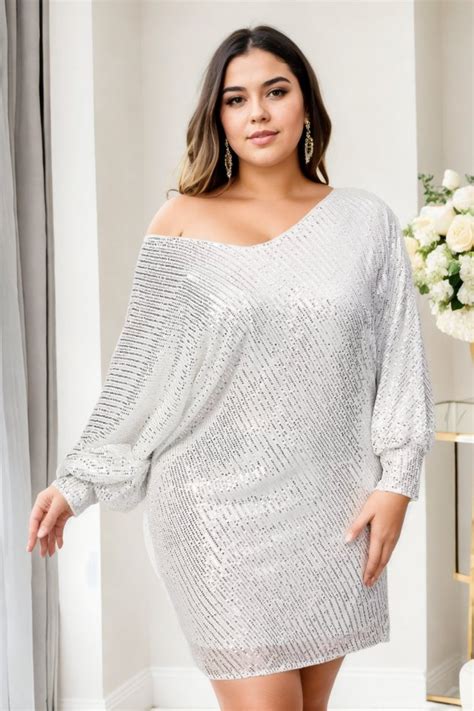 Elkie Plus Size Batwing Party Dress Hello Curve