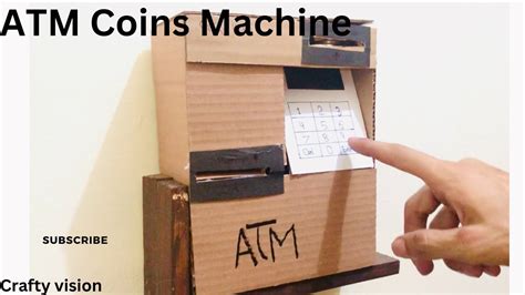 Diy Coin Sorting Machine Using Cardboard And An Atm Style Design Youtube