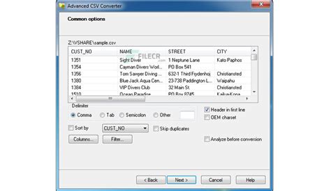 Advanced Csv Converter 7 81 Free Download Filecr
