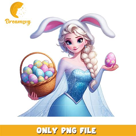 Elsa Easter Bunny Png Clipart Dreamsvg Store