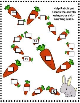 Rabbit Skip Counting 2 5 10 By Activities In Wonderland TPT
