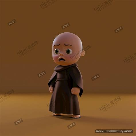 Ai创作图光头仔 泥塑阿难头像 光头佬卡通 卡通方丈 情绪拟人3d元素 卡通玄奘 卡通法海 写实卡通人物 贤二 卡通方丈图案 卡通写实人物 3d卡通人物 佛教卡通人物 一休哥 仿3d卡通形象