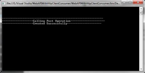 Web Api With Client Or Consume Web Api From Console Application Dzone Web Dev