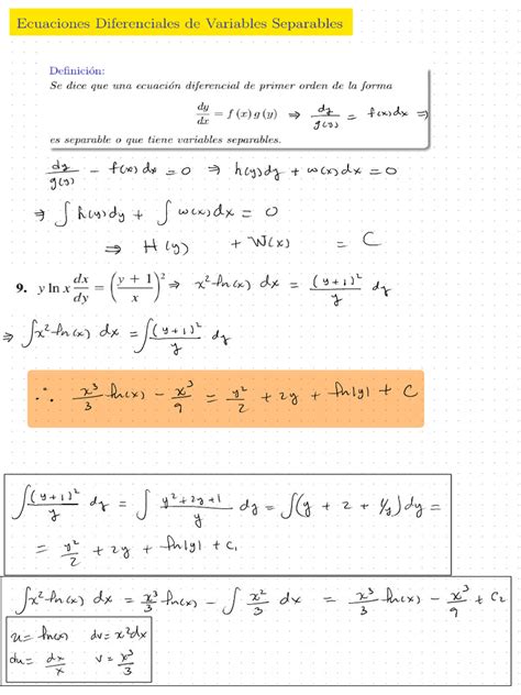 Ed De Variables Separables Pdf