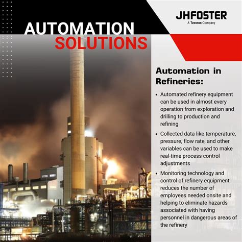 Refineryautomation Efficiency Digitaltransformation Jhfoster