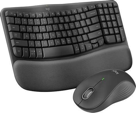 Amazon Com Logitech Wave Keys MK670 Combo Wireless Ergonomic Keyboard With Signature M550 L