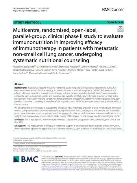Multicentre Randomised Open Label Pdf Cancer Chemotherapy
