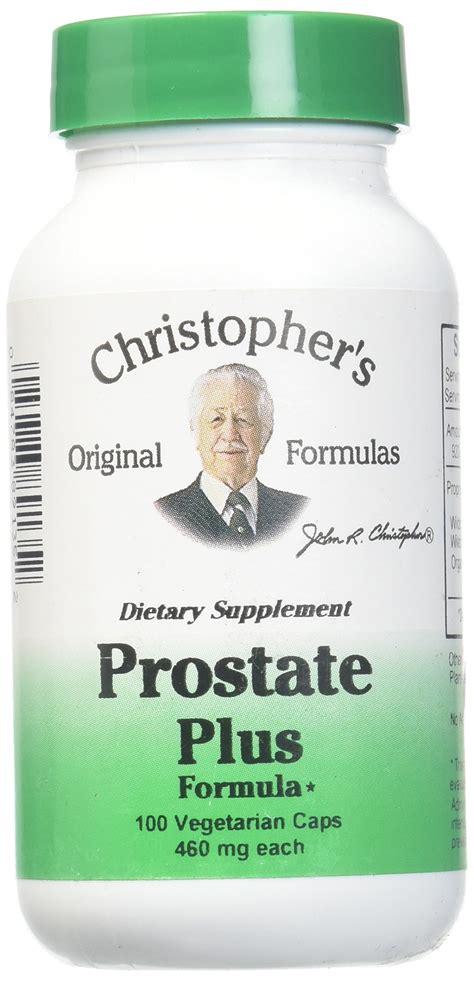 Christophers Original Formulas Prostate Plus 460 Mg 100 Vegetarian