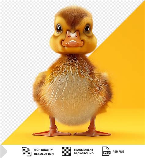 고립된 터를 가진 투명한 배경 터 작은 오리 의 머리를 가진 투명 한 배경 Png Psd 프리미엄 Psd 파일