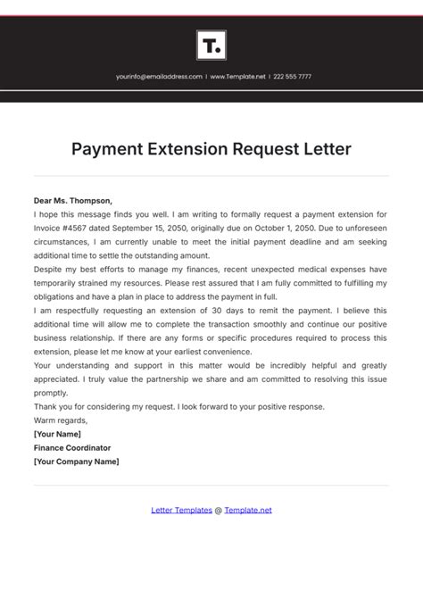 Final Payment Request Letter Sle