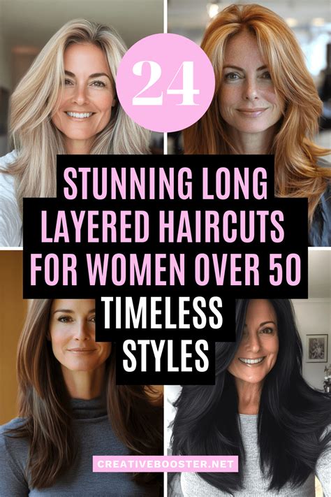 24 Stunning Long Layered Haircuts For Women Over 50 Timeless Styles In
