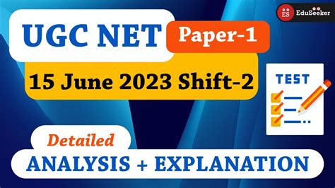 UGC NET June Paper Shift Expert Analysis Simple Strategies To Solve Get Free PDF