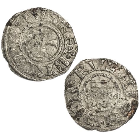 Silver Crusader Coin Kingdom Of Jerusalem Found In Jerusalem