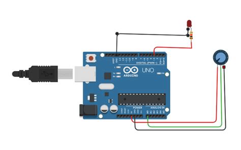 Circuit Design Copy Of Led By Potentiometer Tinkercad