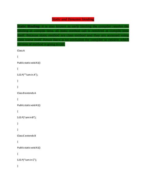Static Binding Docx Programming Languages Computing
