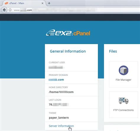 Cpanel Get The Host Server Ip Address Yb Digital