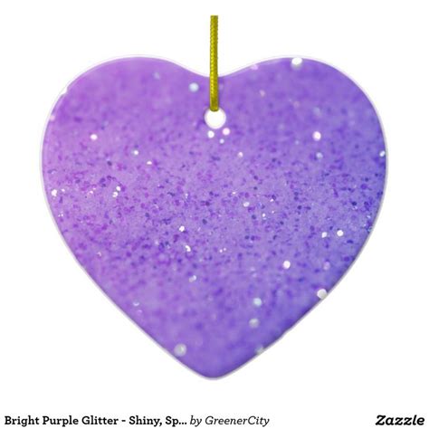 Bright Purple Glitter Shiny Sparkles Rainbow Ornaments Rainbows