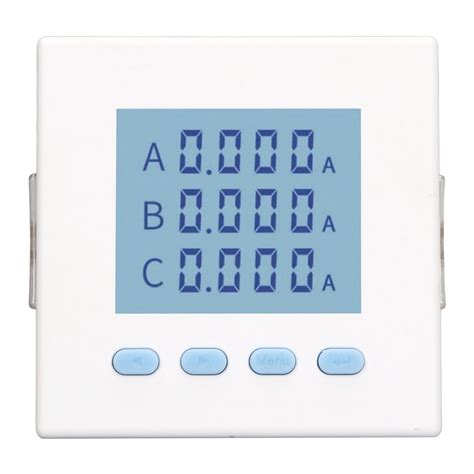 Digital 3 Phase Energy Meter Tester Electricity Power Usage Monitor Intelligent Lcd Ac220v 5a