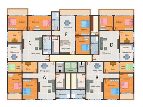 Free Editable Floor Plan Examples Templates EdrawMax