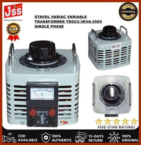 Stavol Jss Variac Variable Transformer Tdgc2 3kva 250v Single Phase Original Lazada Ph
