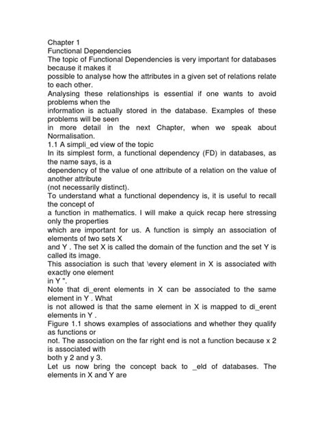 Normalization Pdf Relational Database Function Mathematics