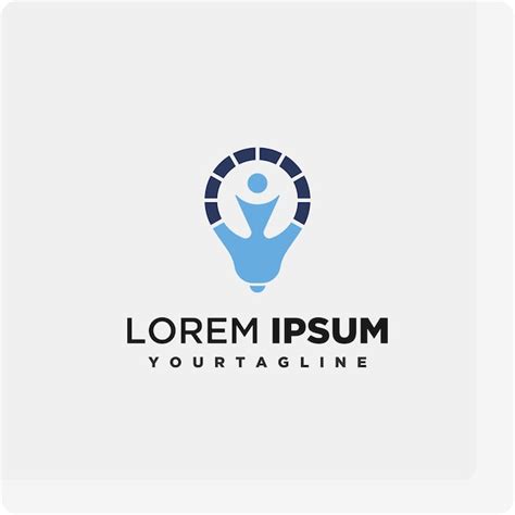 Premium Vector Intelligence Logo Design Vector Image Light Bulb