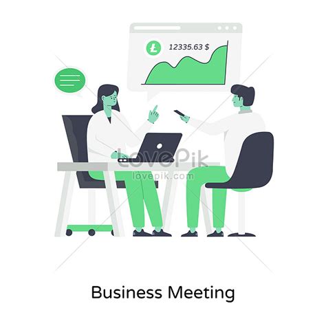 비즈니스 회의 삽화 배경 이미지 비즈니스 회의 삽화 Hd 배너 배경 무료 다운로드 Lovepik