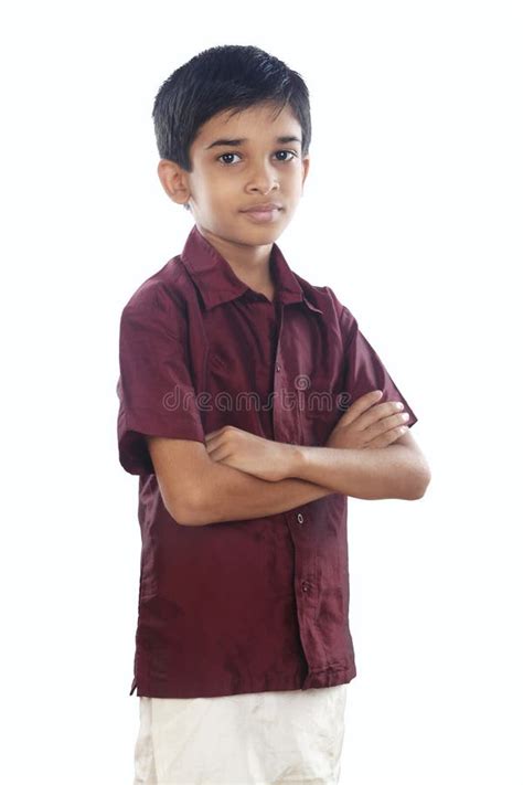 Индийский мальчик с традиционным платьем Стоковое Фото изображение насчитывающей портрет