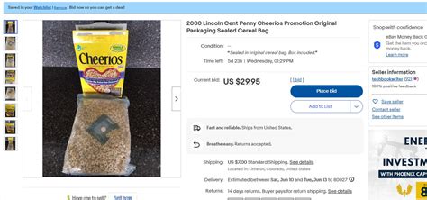 How Cheerios Cents Were Put Inside Boxes Of Cereal — Collectors Universe