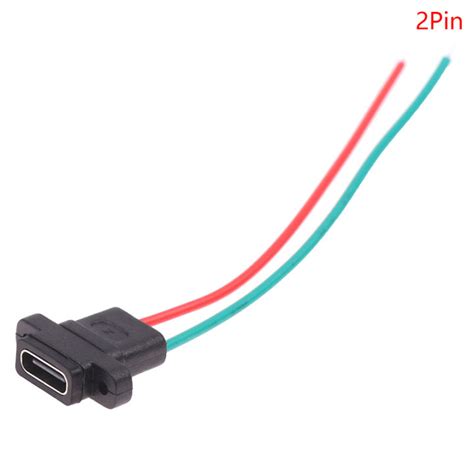 Dolity Type C Pin Pin Socket Rubber Ring High Current Fast Charging Port