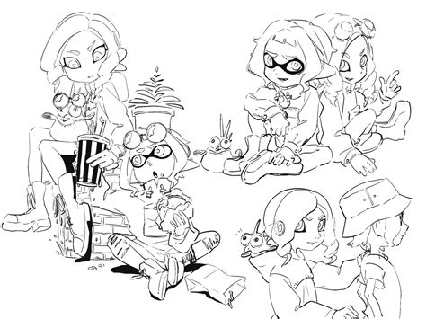 Splatoon Drawn By Osakana Tomika Danbooru