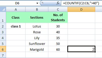 JavaMadeSoEasy JMSE Count Function In MS Excel