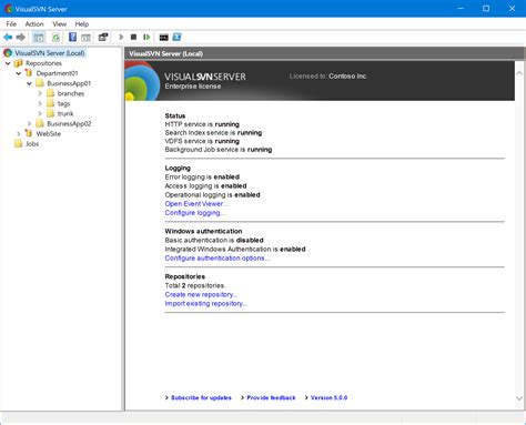Subversion Server For Windows Visualsvn Server
