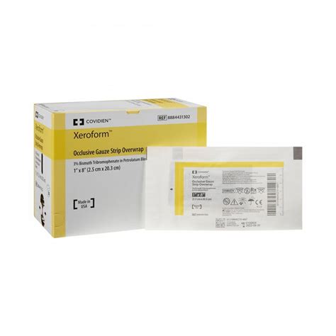 Cardinal Health Xeroform Occlusive Petrolatum Impregnated Dressings 3