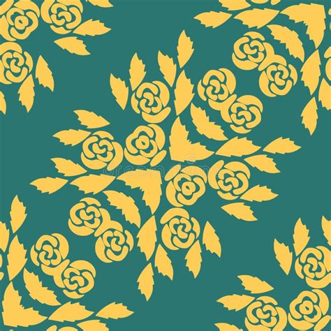 Decorative Element Traditional Damask Pattern Vector Eps 10 Stock