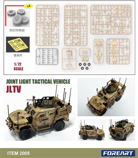 Foreart 2005 Jlvt M1278 Joint Light Tactical Vehicle 172 Scale Model