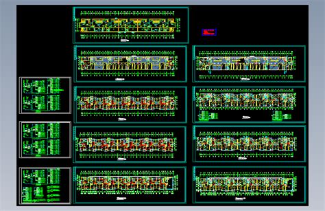 某生活区住宅电气施工图 Autocad 2000 模型图纸下载 懒石网