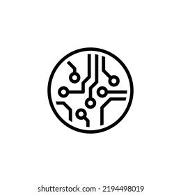 Circle Microchip Images Stock Photos Vectors Shutterstock