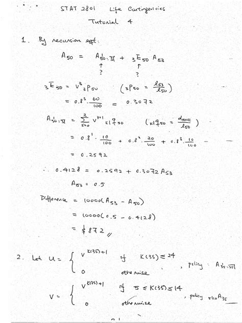 Tutorial 4 Solution Pdf