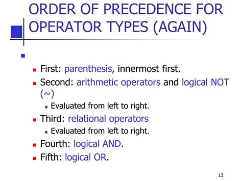 Ppt Matlab Chapman S33 4 Part 1 Relational Operators Logical Operators And Conditional