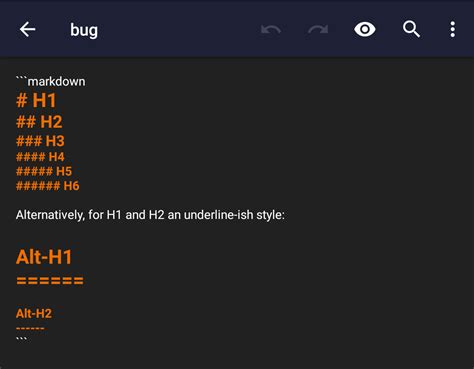 Empty Display Preview For Some Syntax Highlighting Markdown Text In
