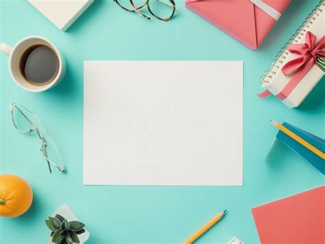 Back To School Background With Notepad And School Supplies Premium Ai